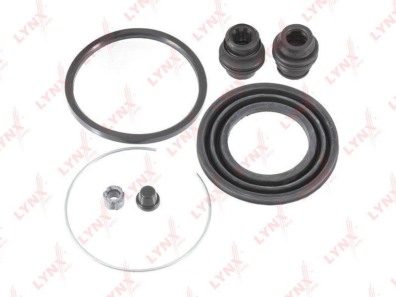 Brake caliper repair kit, front (d64 mm, Akebono)