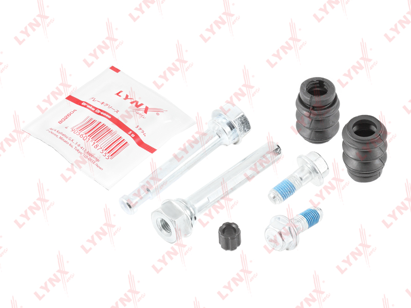 Brake caliper guides set, front (Mando, d9,9mm)