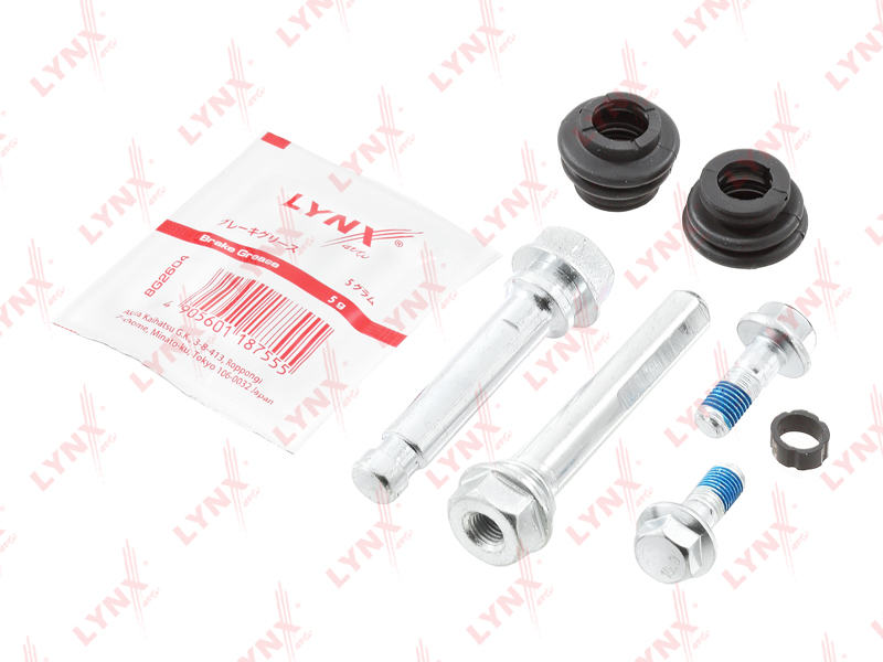 Brake caliper guides set, front (d11 mm, Lucas/Girling)