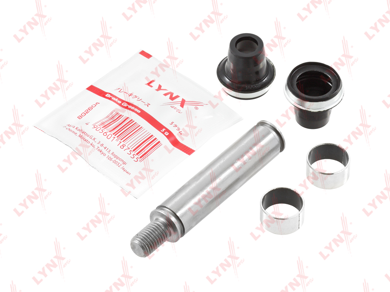 Brake caliper guides set, front (d16 mm, Bosch/Bendix)