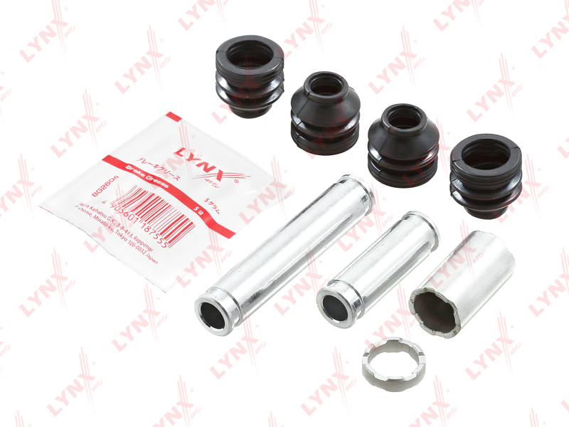 Brake caliper guides set