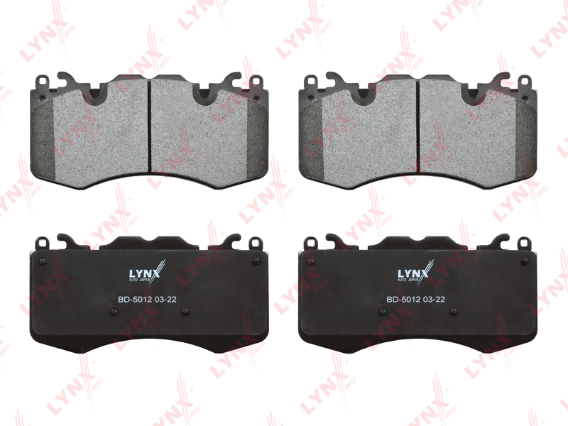 Disc brake pads, front