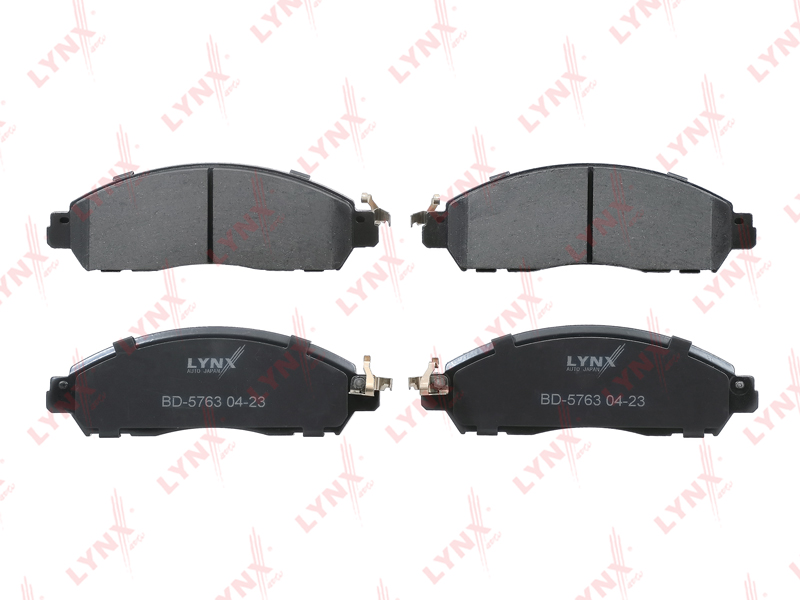 Disc brake pads, front
