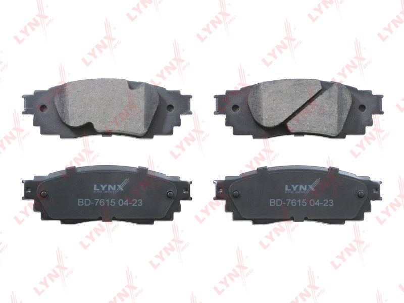 Disc brake pads, rear