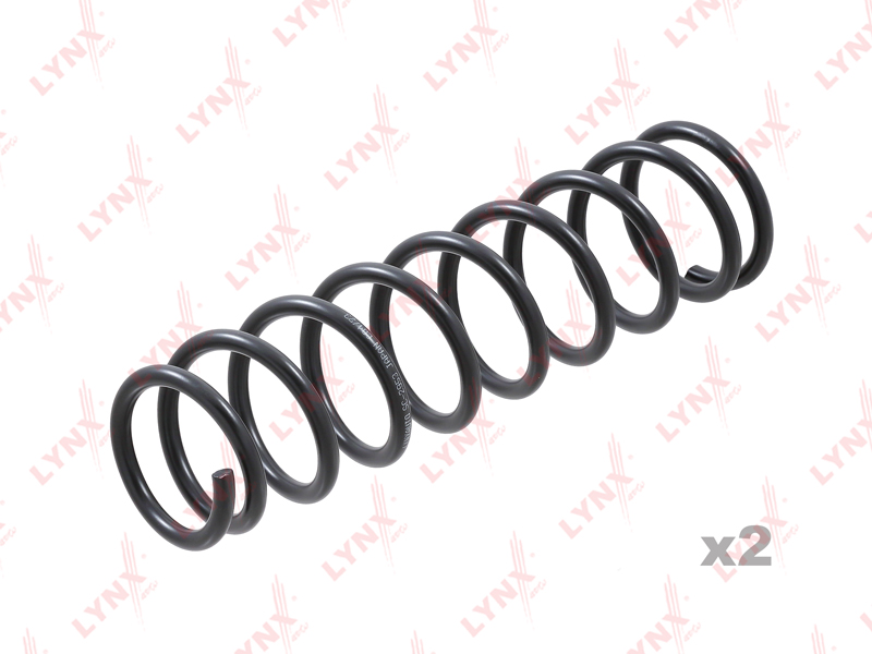 Coil spring, rear